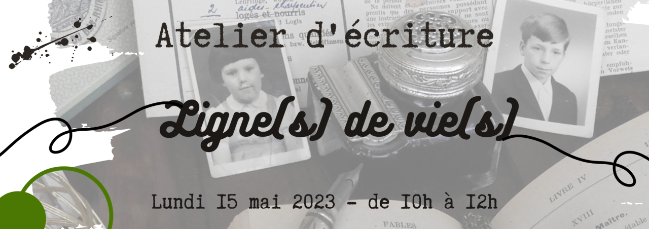 Atelier d'écriture - Ligne de vie - Service des loisirs Angus-Bourbonnière